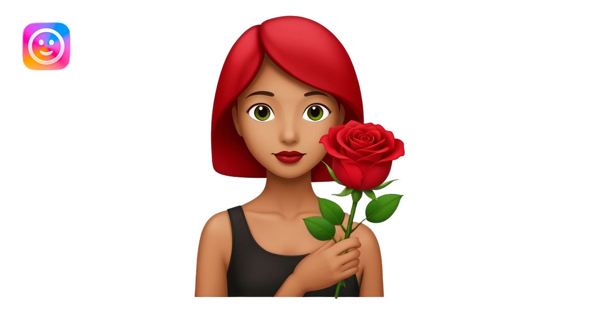 flower-holding person emoji | AI Emoji Generator