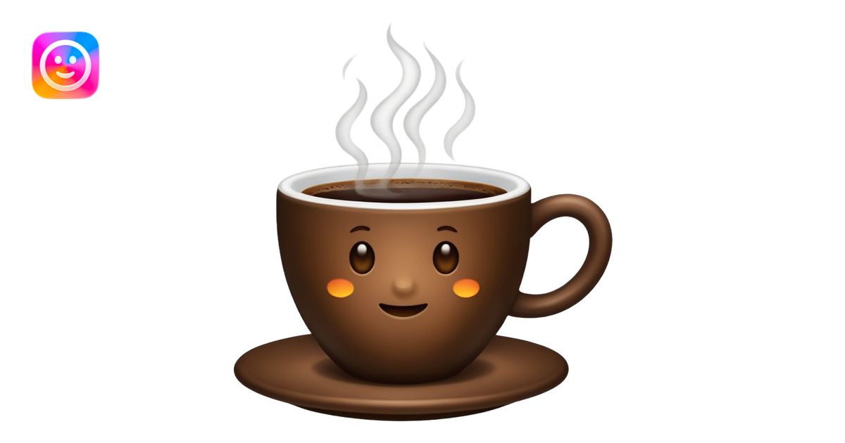 Winter coffee emoji | AI Emoji Generator