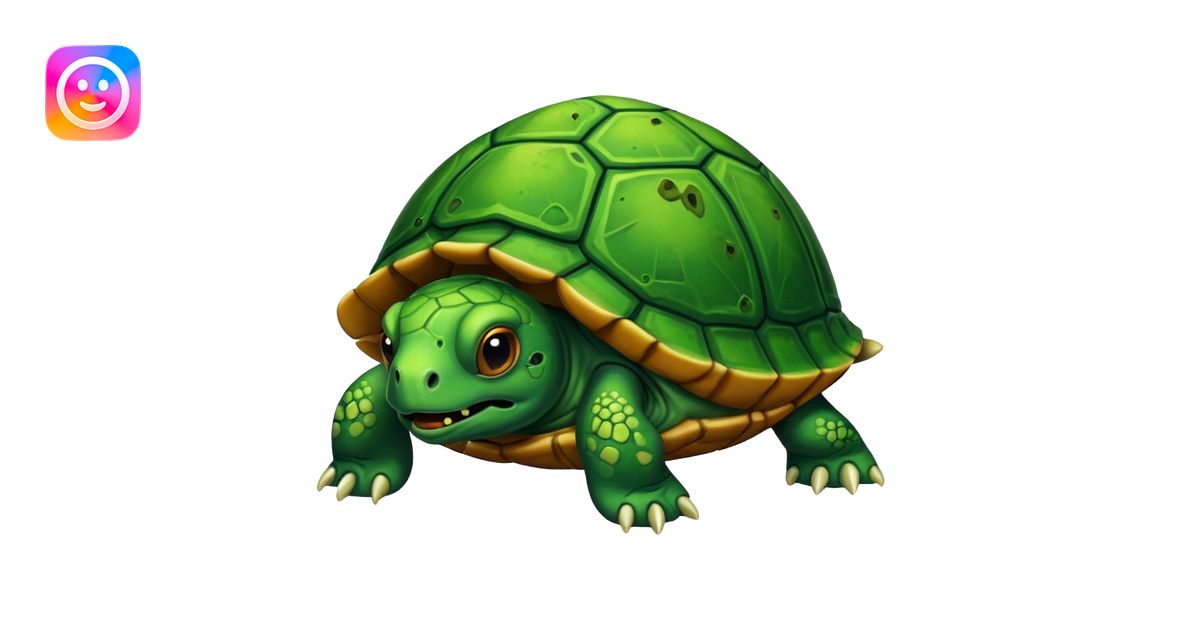 Zombie Turtle emoji | AI Emoji Generator