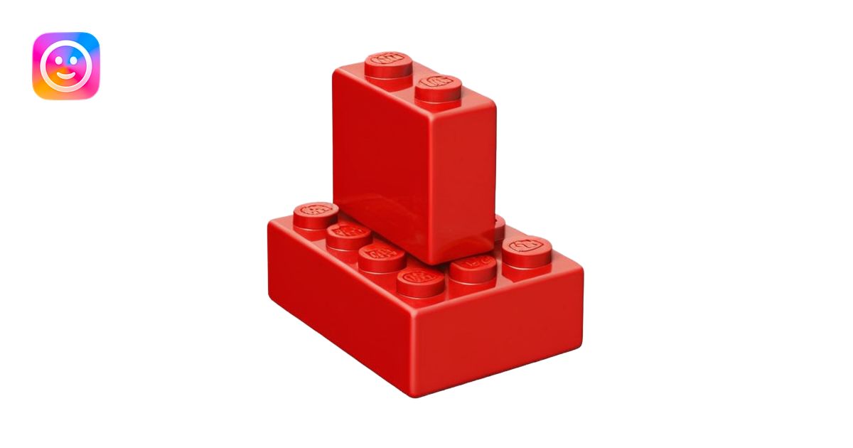 red lego brick emoji | AI Emoji Generator