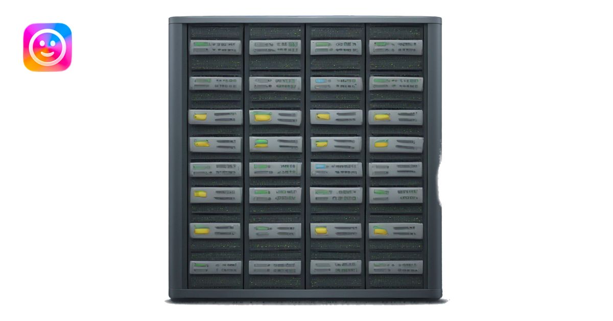 computer server rack emoji | AI Emoji Generator