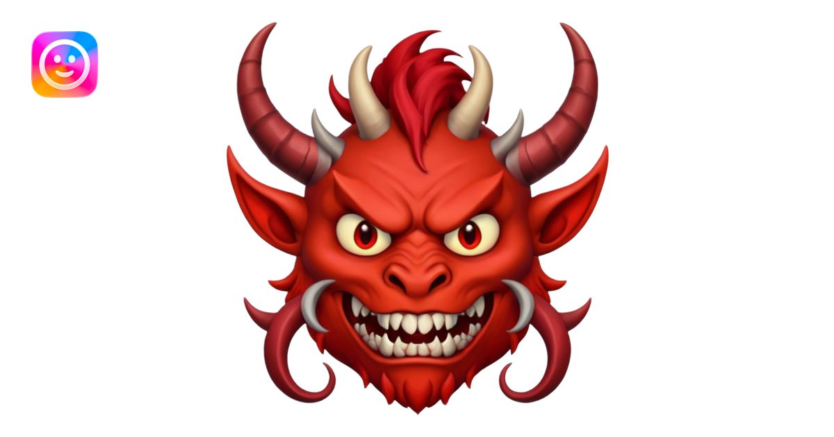 demon emoji | AI Emoji Generator