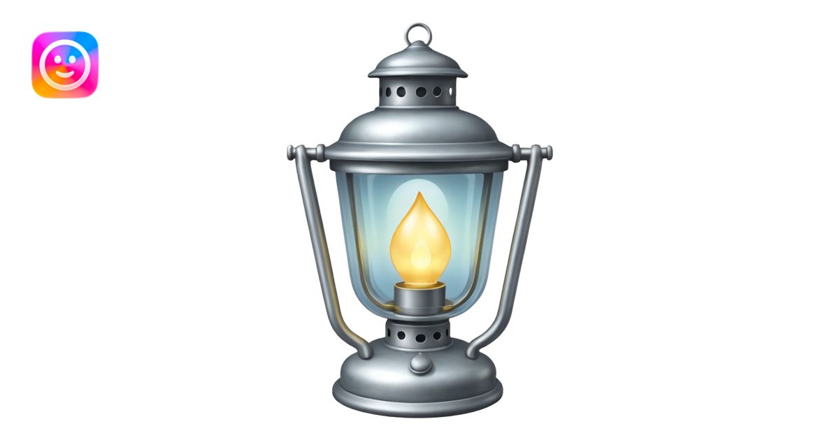 Ghost Light Lantern emoji | AI Emoji Generator
