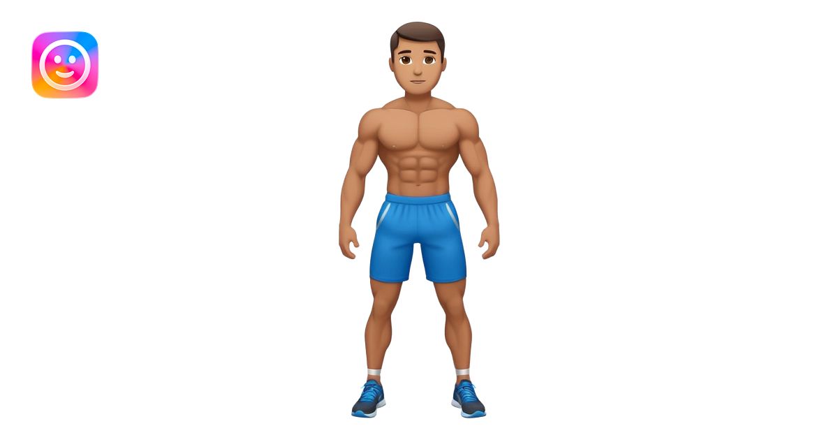fit man full boy emoji | AI Emoji Generator