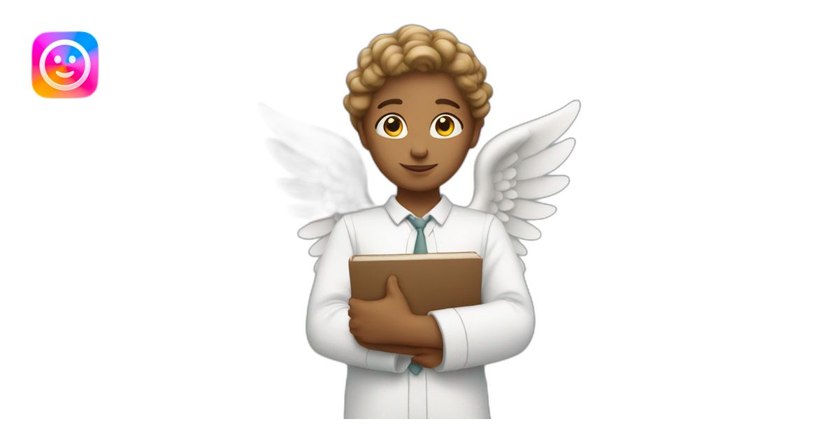 angel helping teacher emoji | AI Emoji Generator