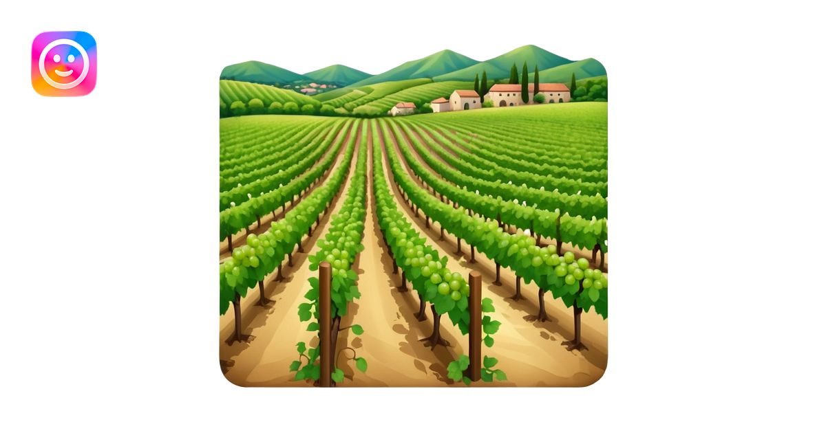 wine field emoji | AI Emoji Generator