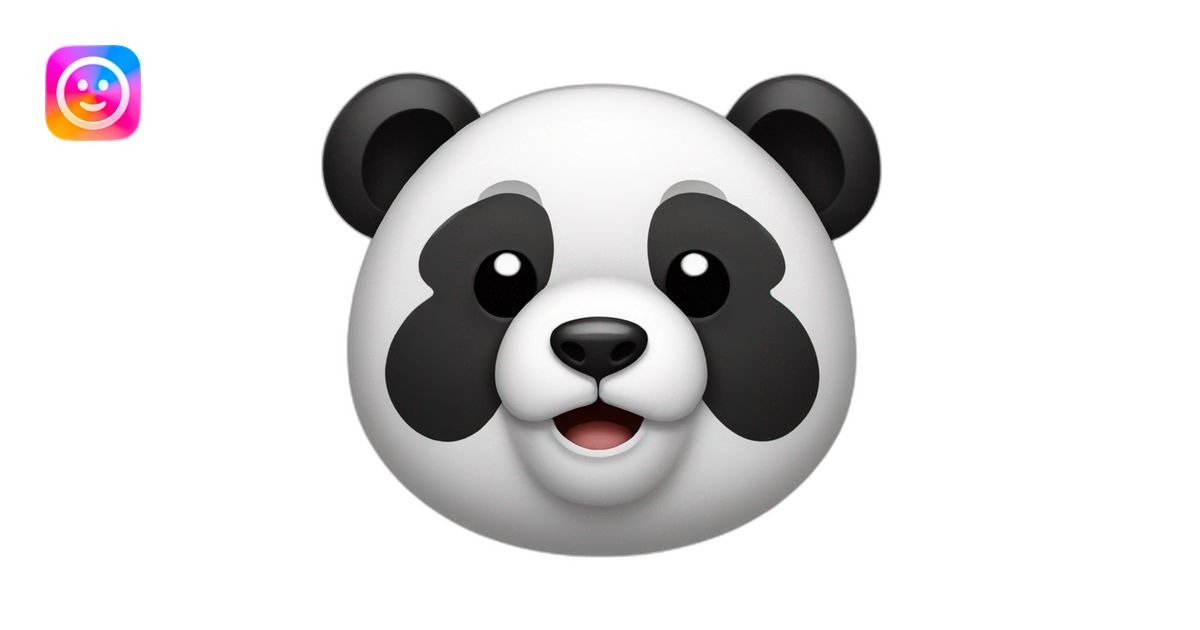 Panda crying emoji | AI Emoji Generator