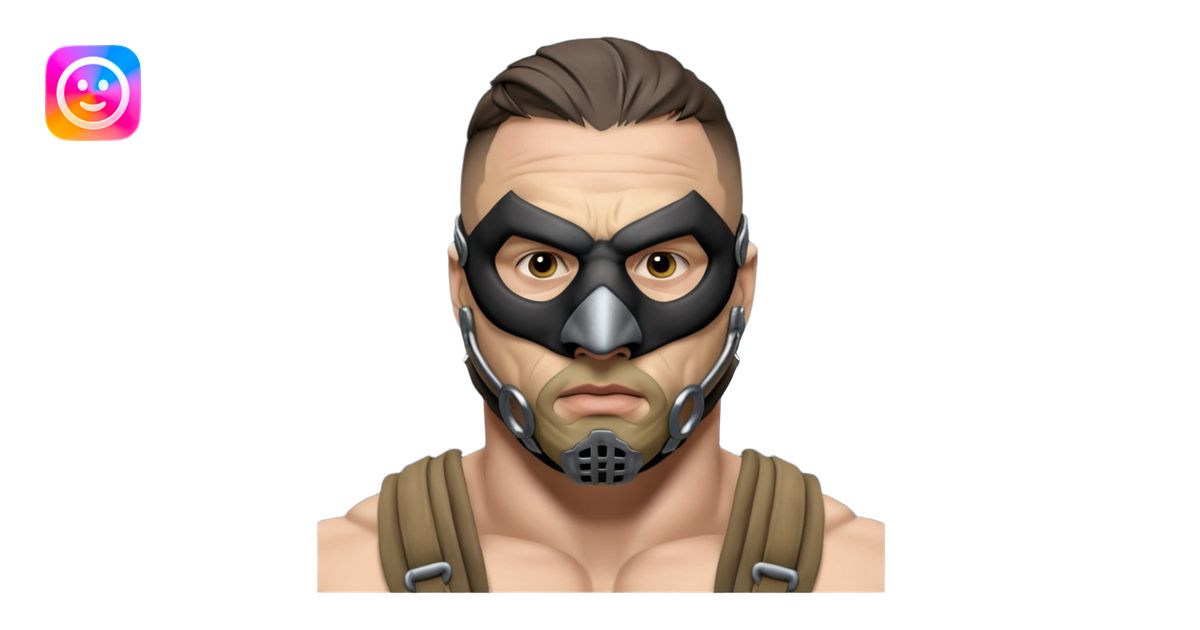 tom hardys bane from batman the dark knight emoji | AI Emoji Generator