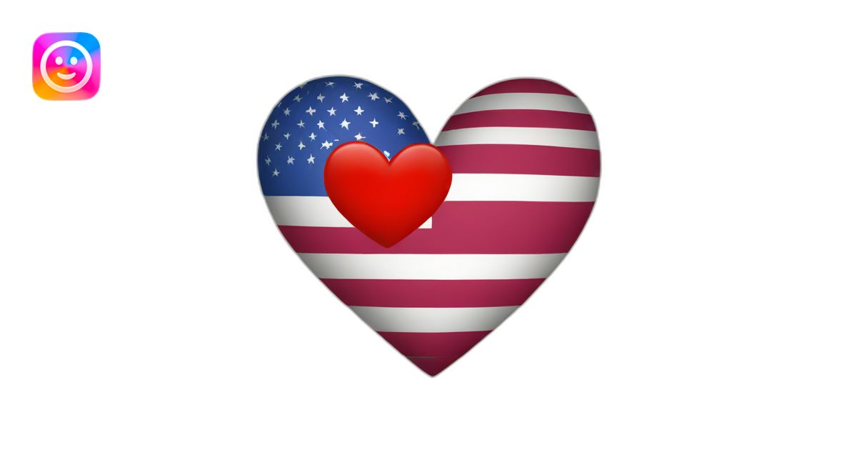 flag heart emoji | AI Emoji Generator