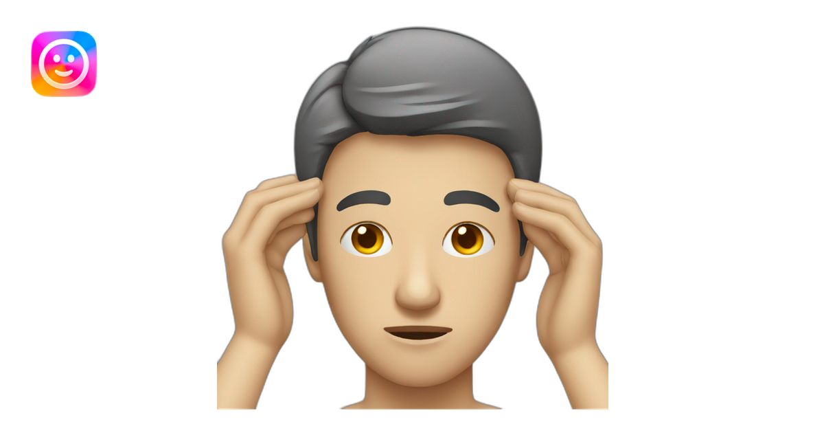 Person headache emoji | AI Emoji Generator