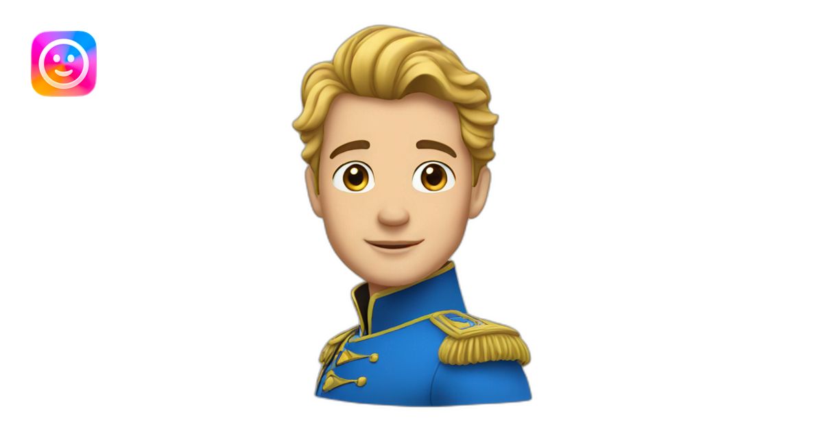 Prince charming emoji | AI Emoji Generator