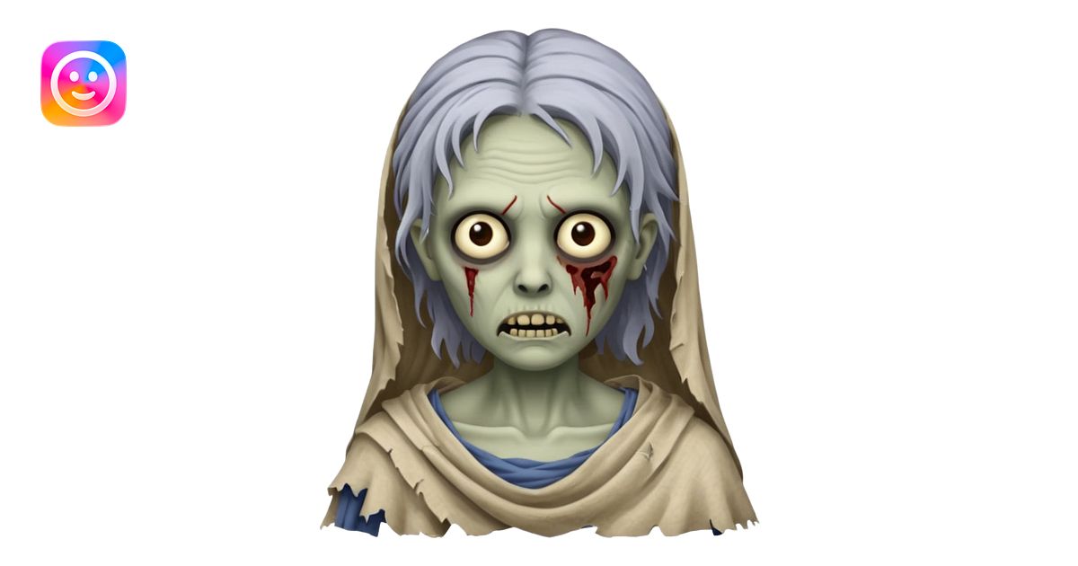 greek ancient zombie woman emoji | AI Emoji Generator