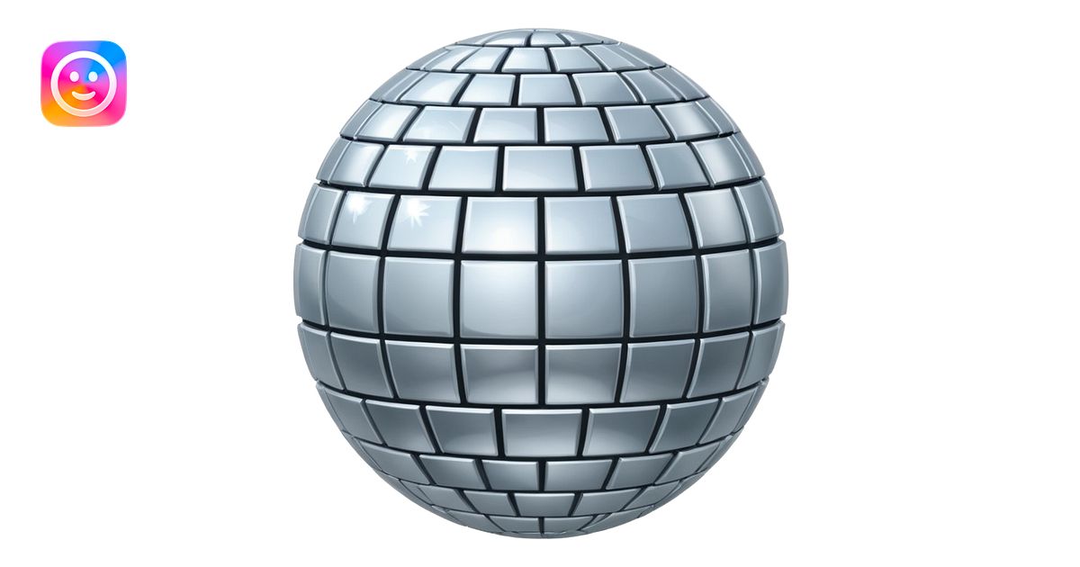 silver disco ball emoji | AI Emoji Generator