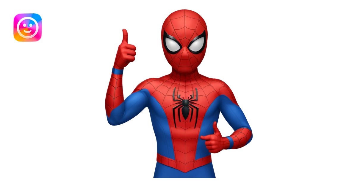 spiderman thumbs up emoji | AI Emoji Generator