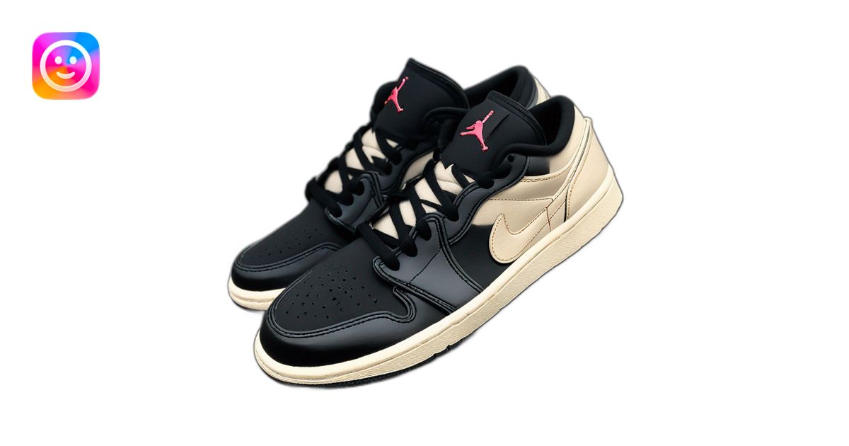 Air Jordan 1 Low SP Travis Scott Black Phantom emoji | AI Emoji Generator