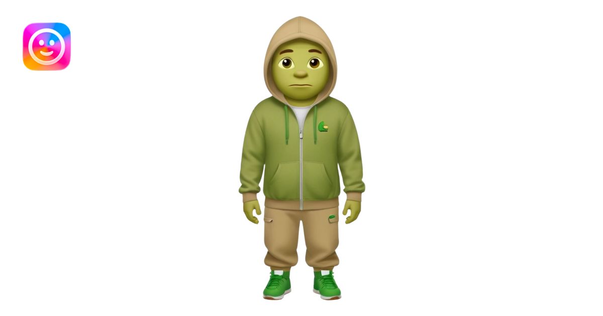 Shrek en tn avec une cagoule un jogging Lacoste avec un pull CP company ...