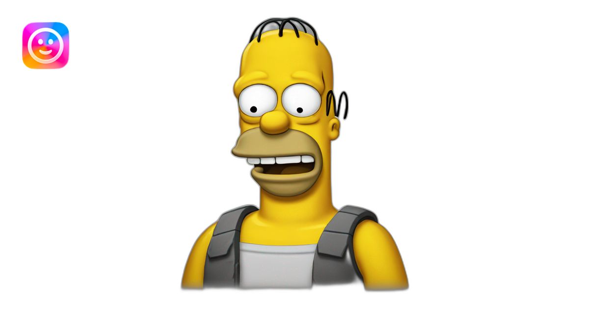 ZUAM homer Simpson name emoji | AI Emoji Generator
