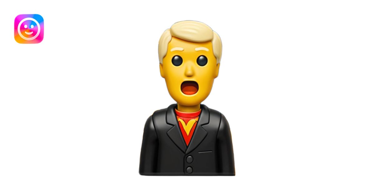Edvard munch the scream landscape but a minifig emoji | AI Emoji Generator