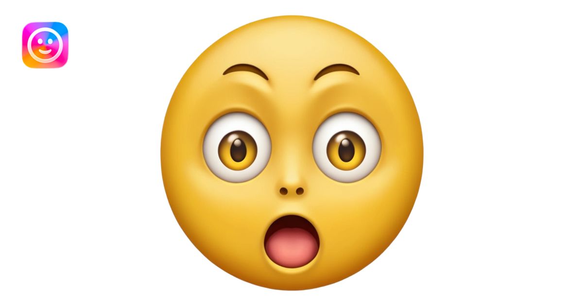 Crazy face emoji with twitching eye emoji | AI Emoji Generator