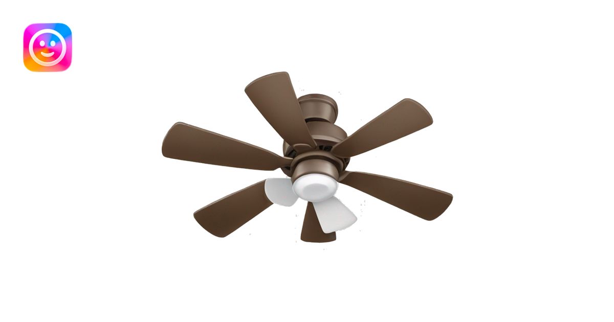 Ceiling fan emoji | AI Emoji Generator