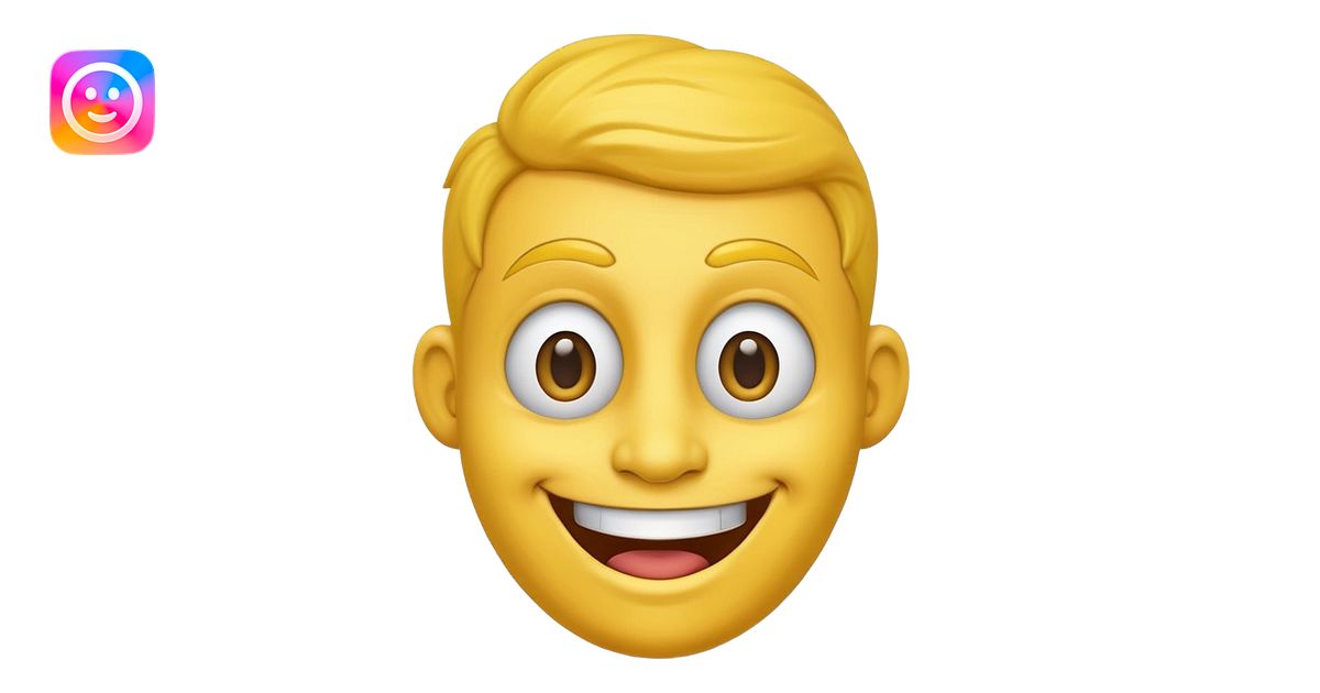 house head mascot with neck emoji | AI Emoji Generator