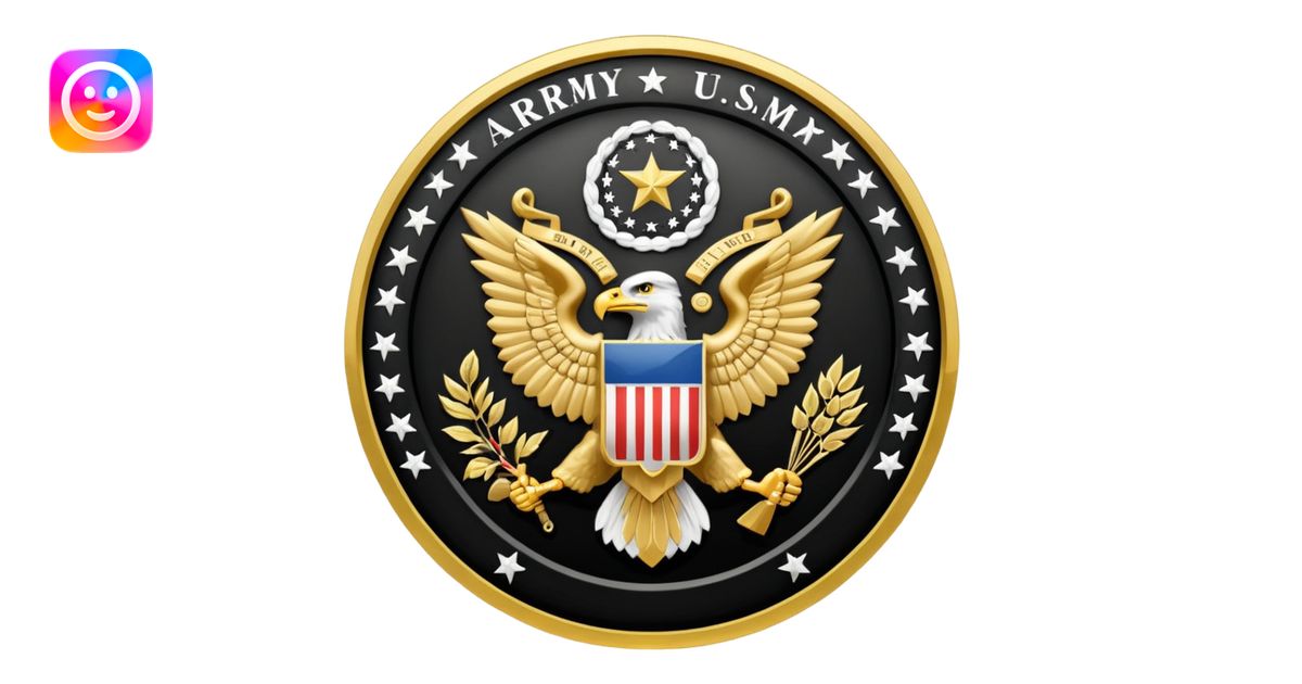 US Army logo emoji | AI Emoji Generator