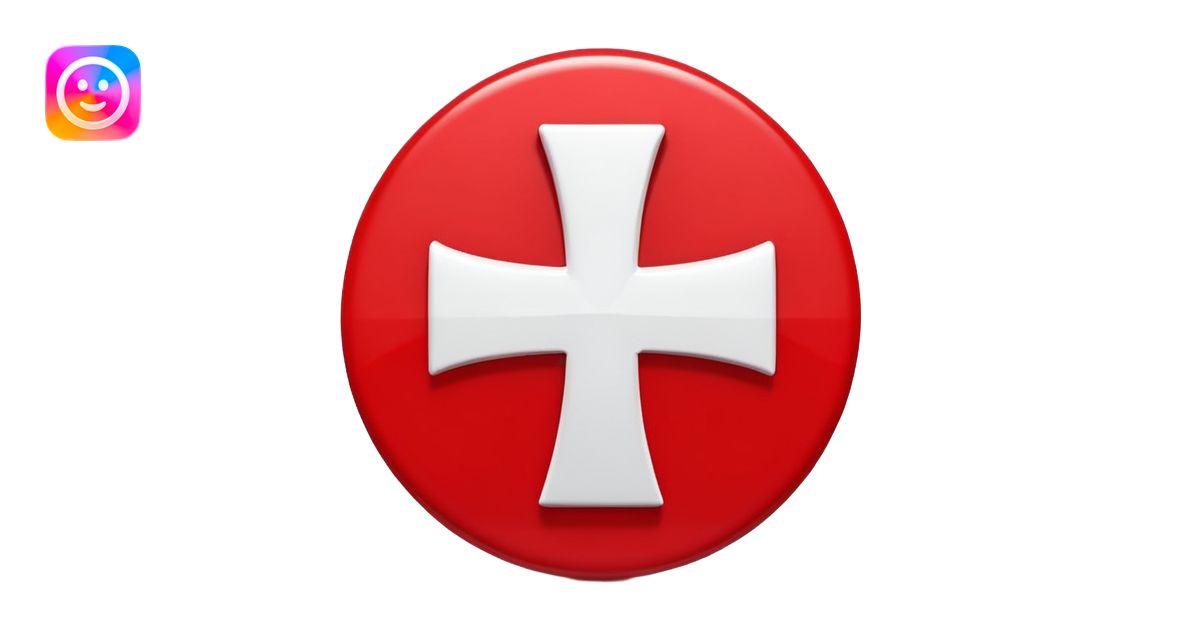 Red circular cross icon, white X symbol in center, glossy 3D button ...