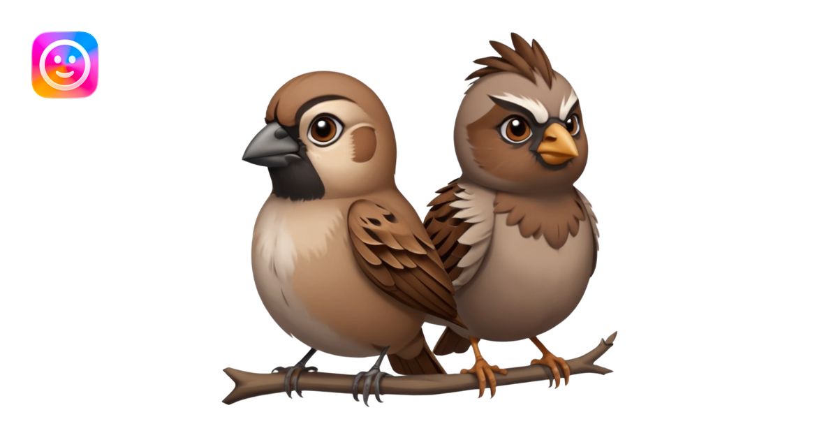Sparrow mother and father is angry that sad sparrow got an F- emoji ...