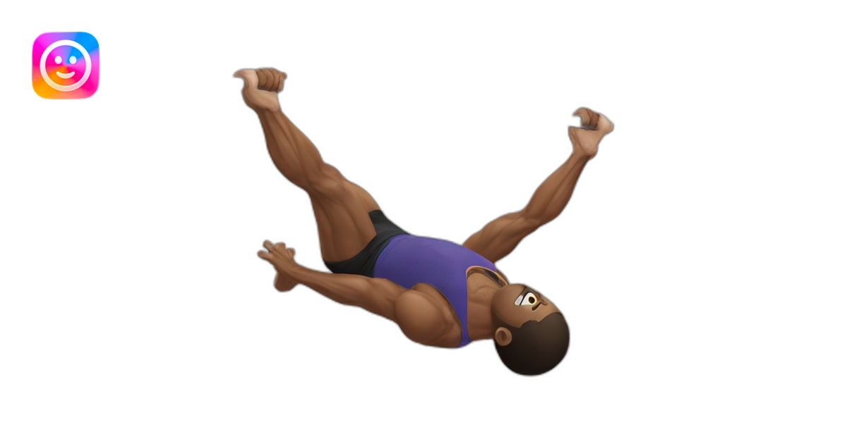 Calisthenics front lever emoji | AI Emoji Generator