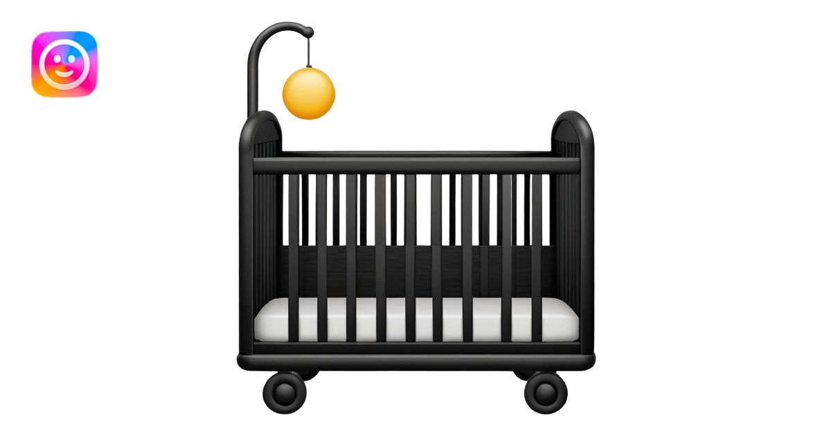 black crib emoji | AI Emoji Generator