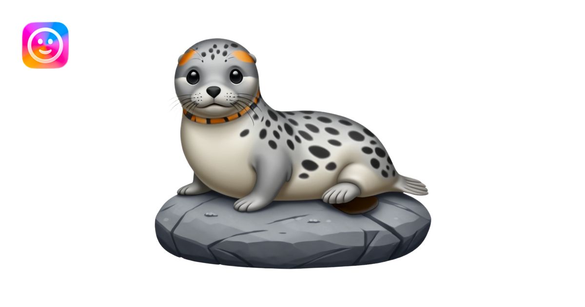Harbor seal emoji | AI Emoji Generator