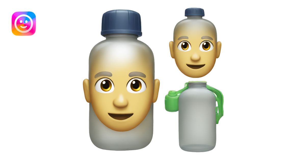 water bottle emoji | AI Emoji Generator