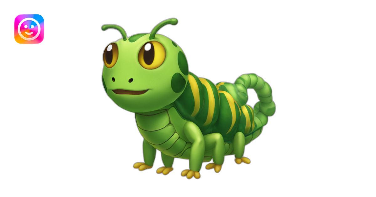 Caterpie is an insect Pokémon that resembles a green caterpillar with a ...