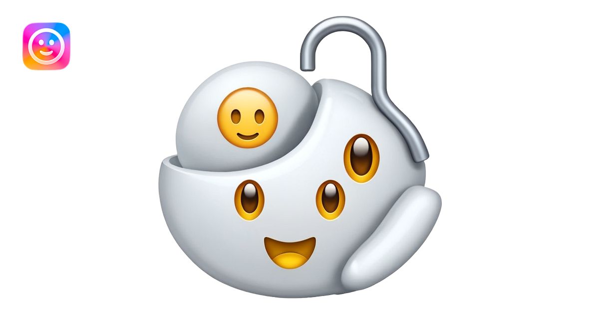 Faça um emoji de um laço branco de iphone emoji | AI Emoji Generator