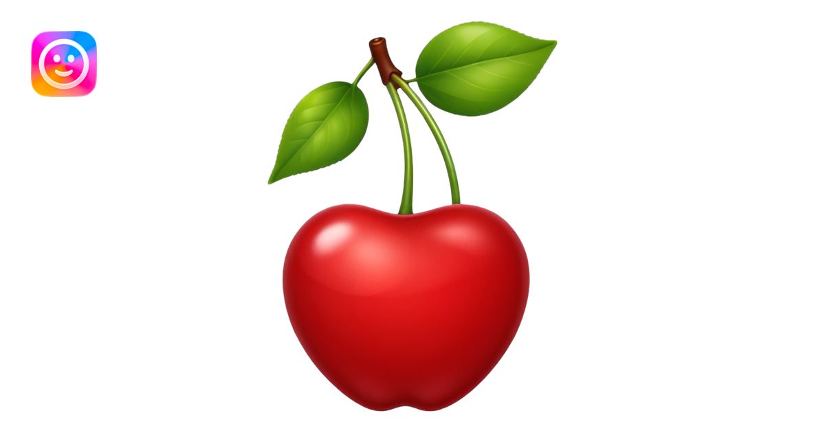 cherry emoji | AI Emoji Generator