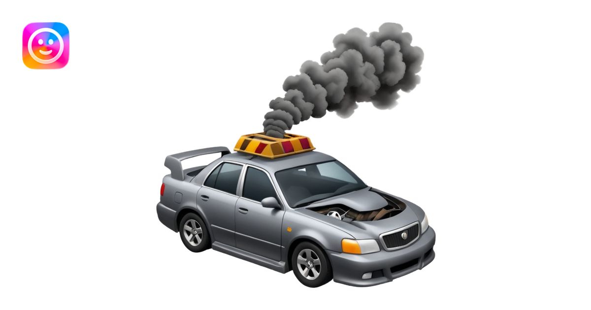 car crash emoji | AI Emoji Generator