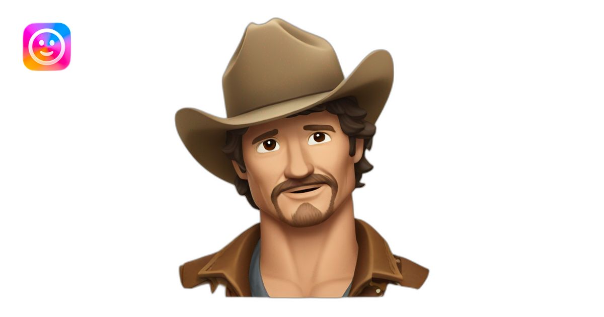 pedro pascal cowboy emoji | AI Emoji Generator