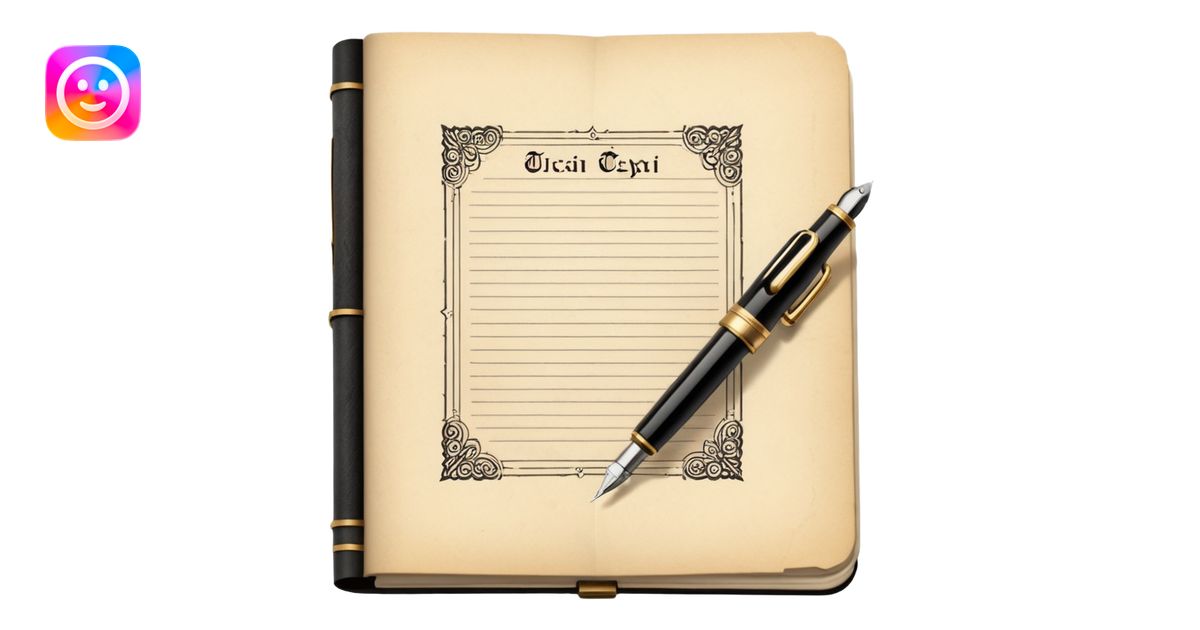 Courtroom Items, Legal Document – official case file or contract emoji ...
