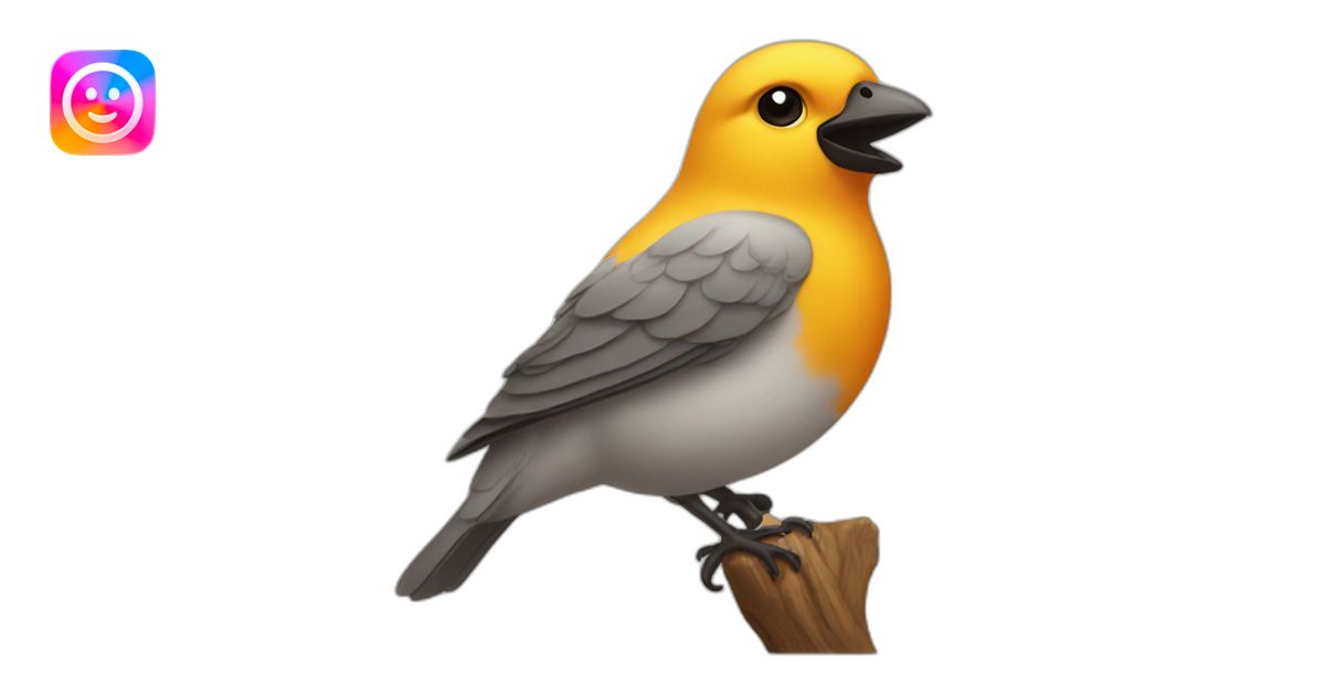 bird success emoji | AI Emoji Generator