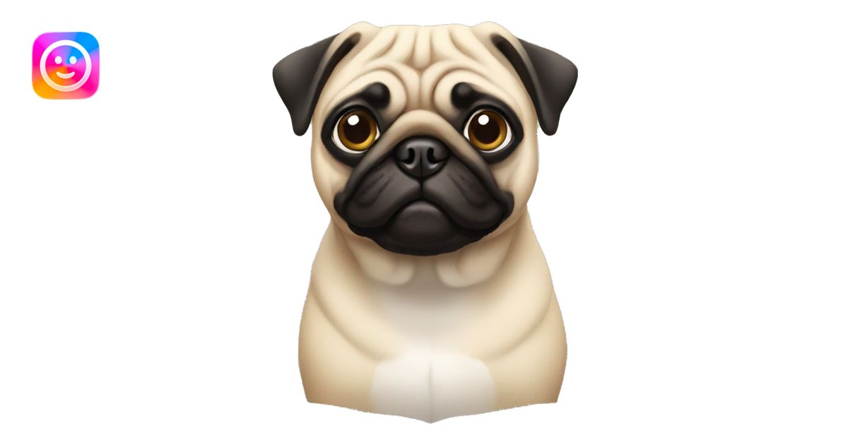 pug emoji | AI Emoji Generator