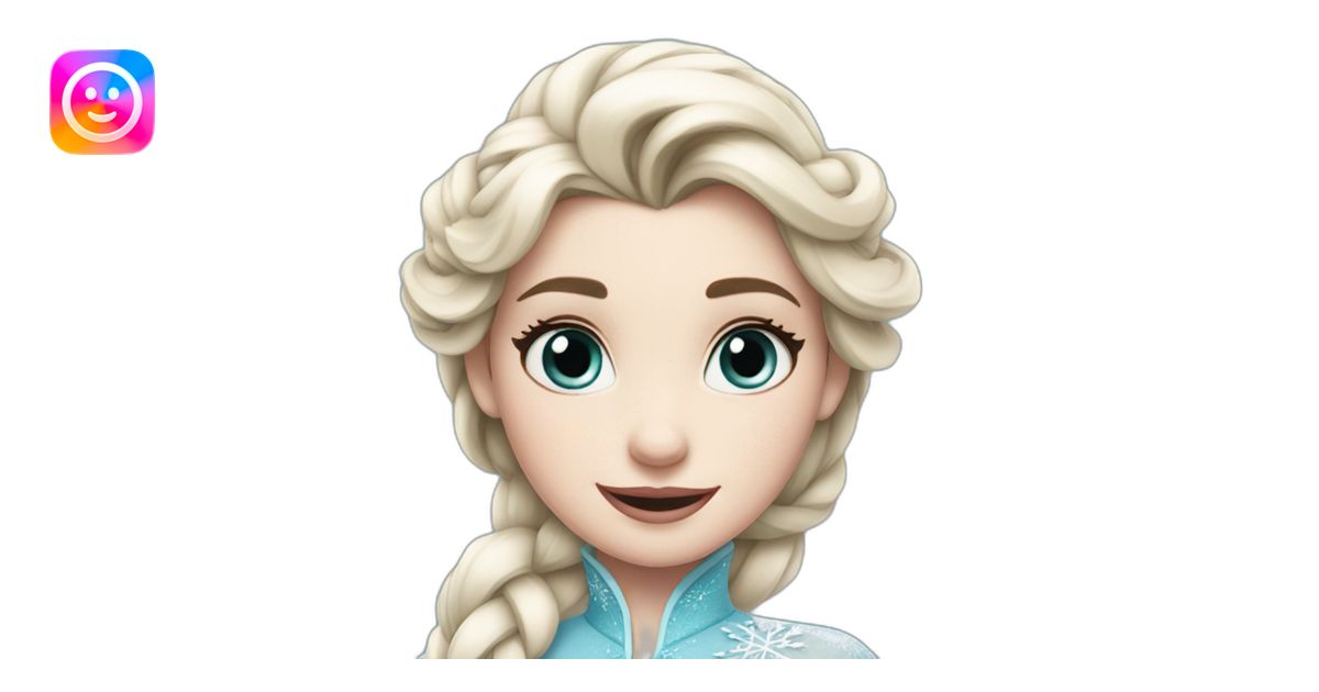 Elsa from Frozen emoji | AI Emoji Generator