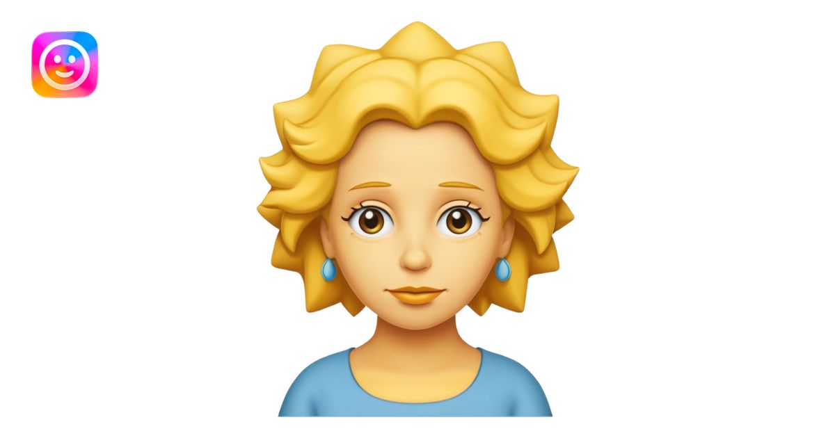maggie simpson, yellow skin emoji | AI Emoji Generator