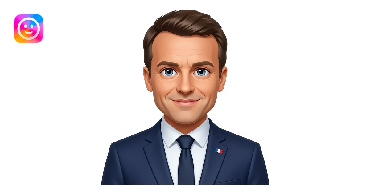 Macron emoji | AI Emoji Generator
