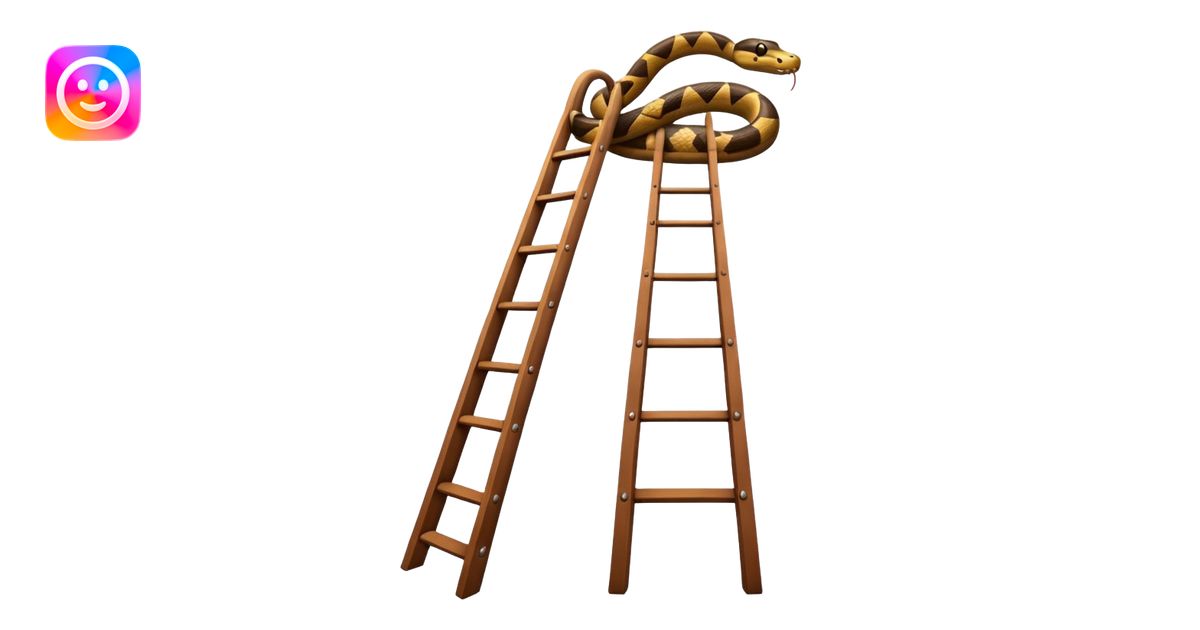 snake on a ladder emoji | AI Emoji Generator