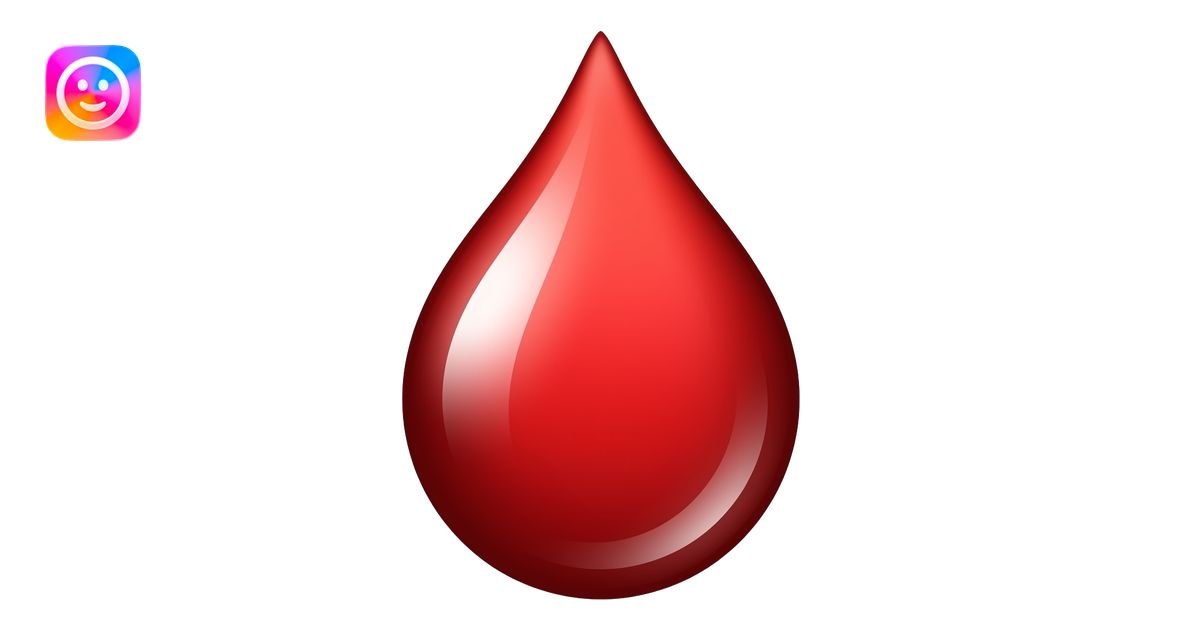 blood drop emoji | AI Emoji Generator