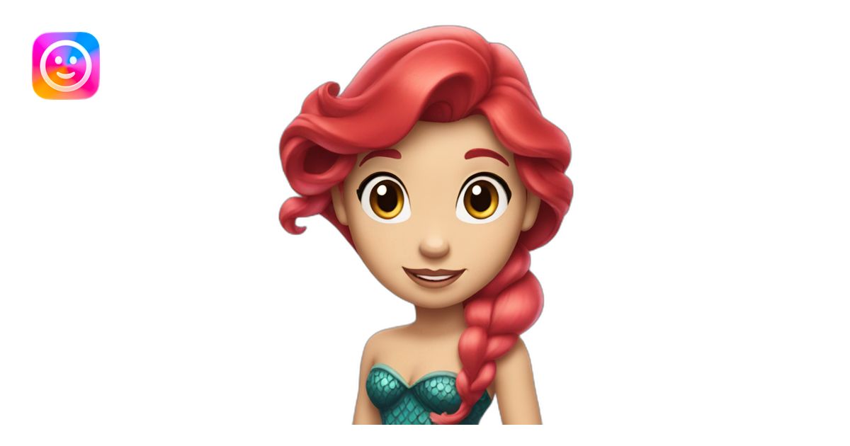 The little mermaid disney emoji | AI Emoji Generator