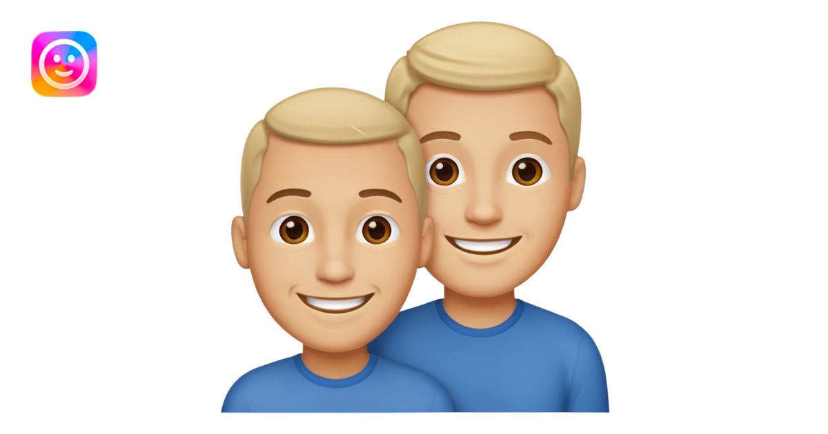 light-skinned men talking emoji | AI Emoji Generator
