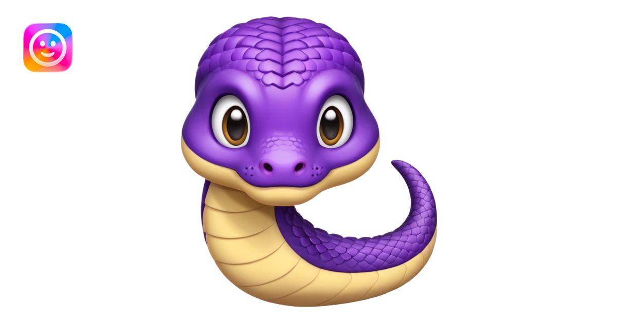 i want a animated emoji with the text "'Lil Viper sorry" for a little ...