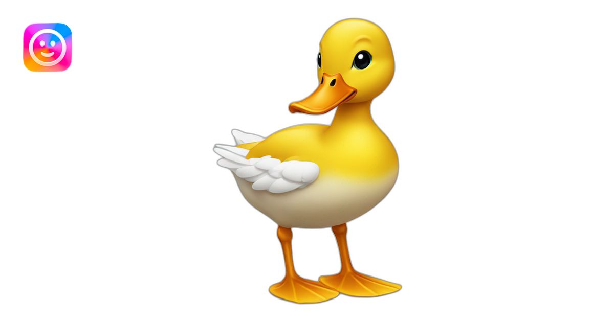 -duck-suite emoji | AI Emoji Generator