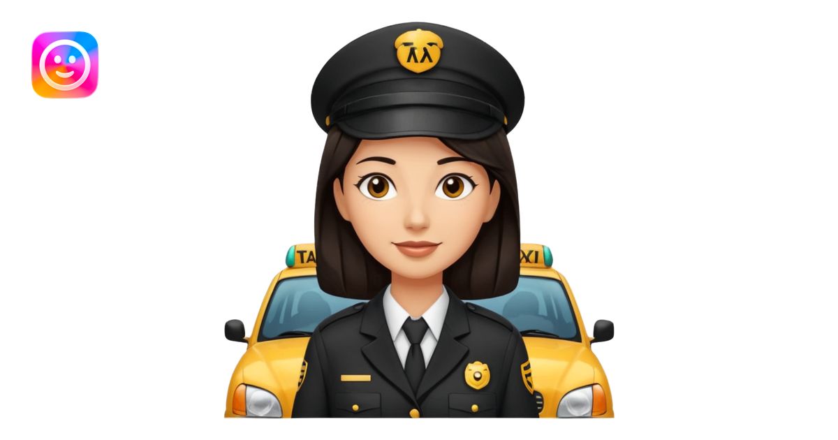 taxi driver woman emoji | AI Emoji Generator